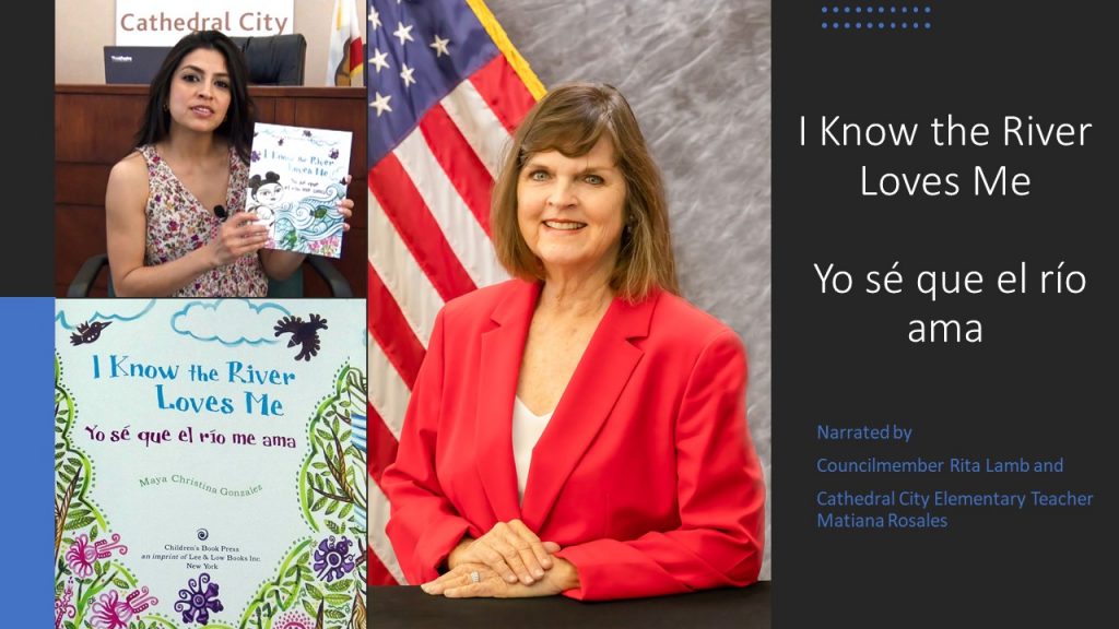 Councilmember Rita Lamb and Teacher Matiana Rosales Read “I Know the ...