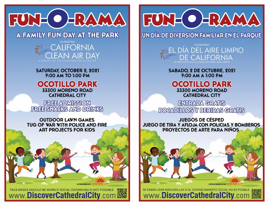 Fun-O-Rama Happens this Saturday at Ocotillo Park - Discover Cathedral City