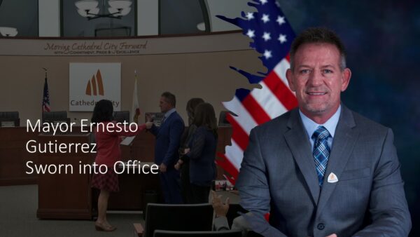 Councilmember Ernesto Gutierrez Sworn-in as Mayor - Discover Cathedral City
