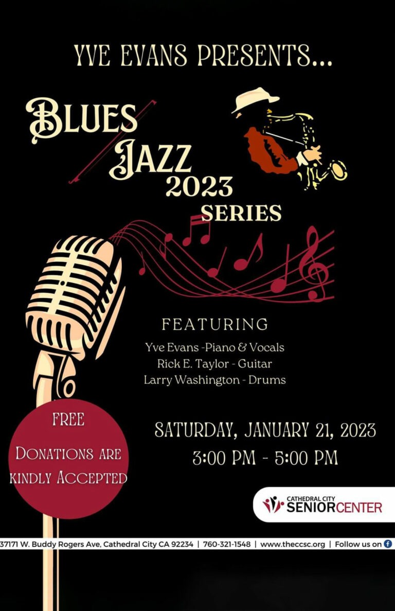 Blues Jazz 2023 Series - Discover Cathedral City