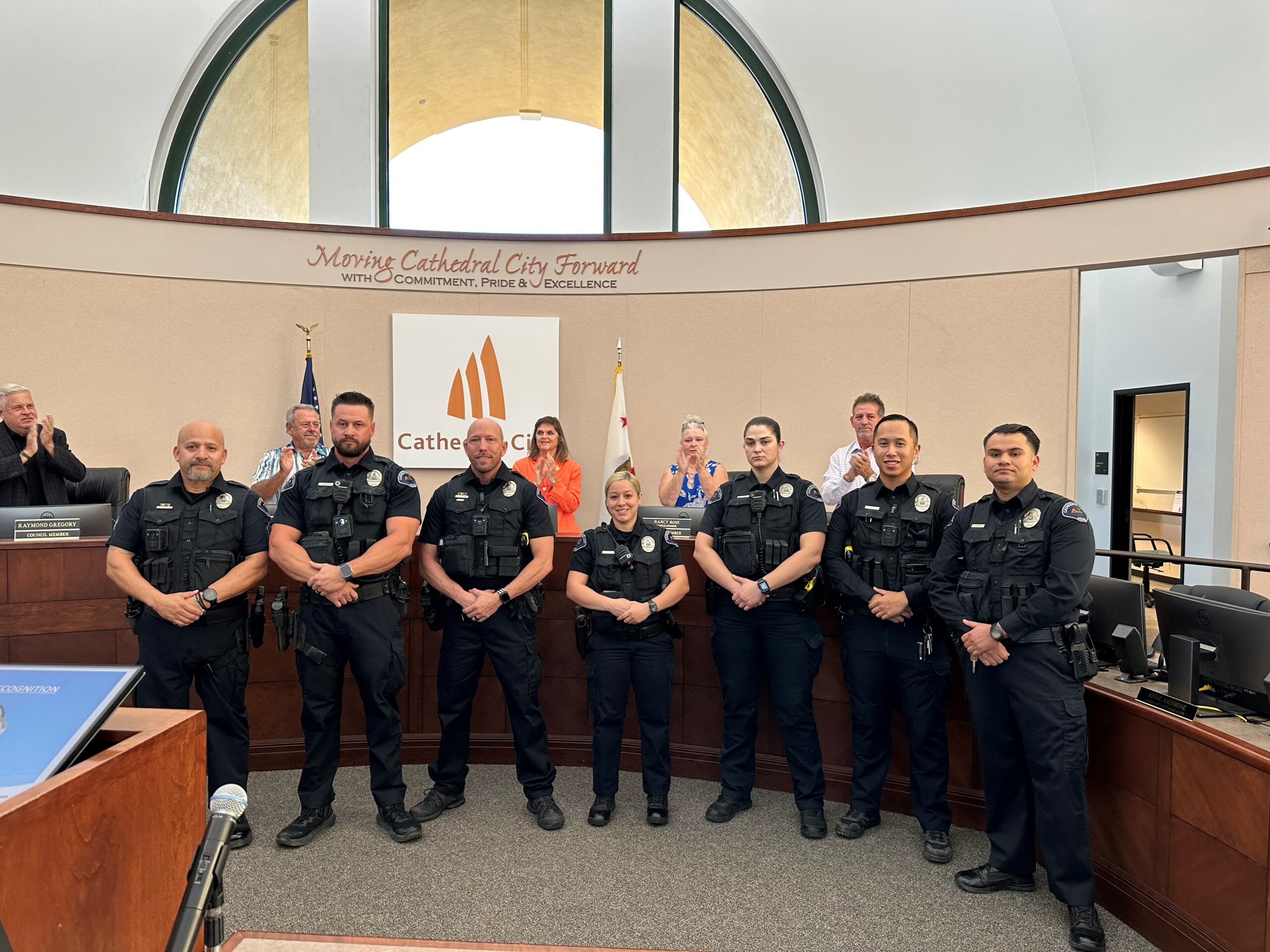 City Council of Cathedral City Recognizes CCFD, Public Works, CCPD ...