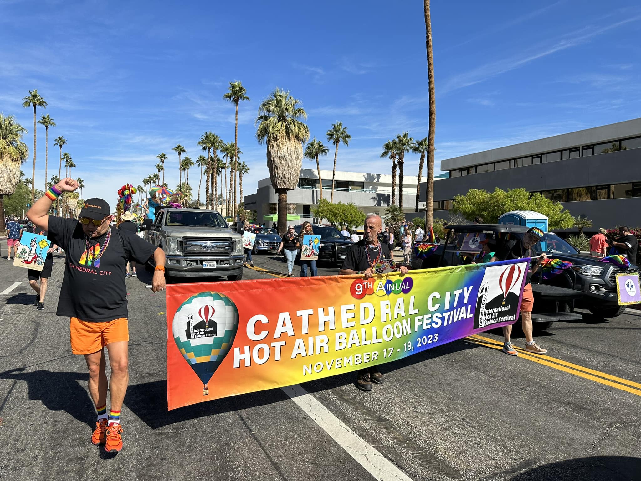 City of Cathedral City Promotes Hot Air Balloon Festival, LGBT Days at ...