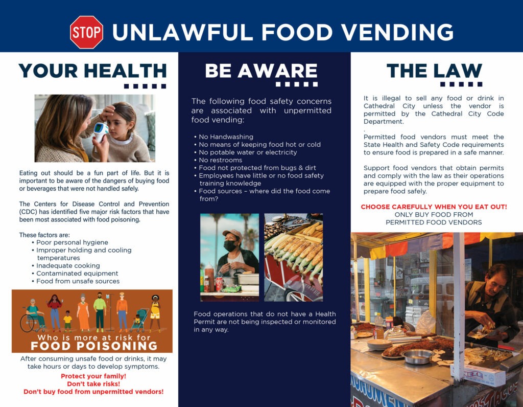 Help Cathedral City's Code Compliance Division Stop Unlawful Food ...