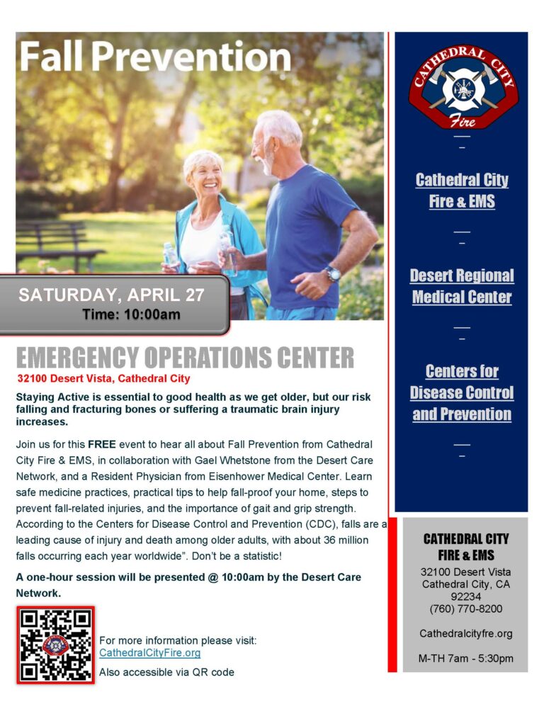 Fall Prevention - Discover Cathedral City
