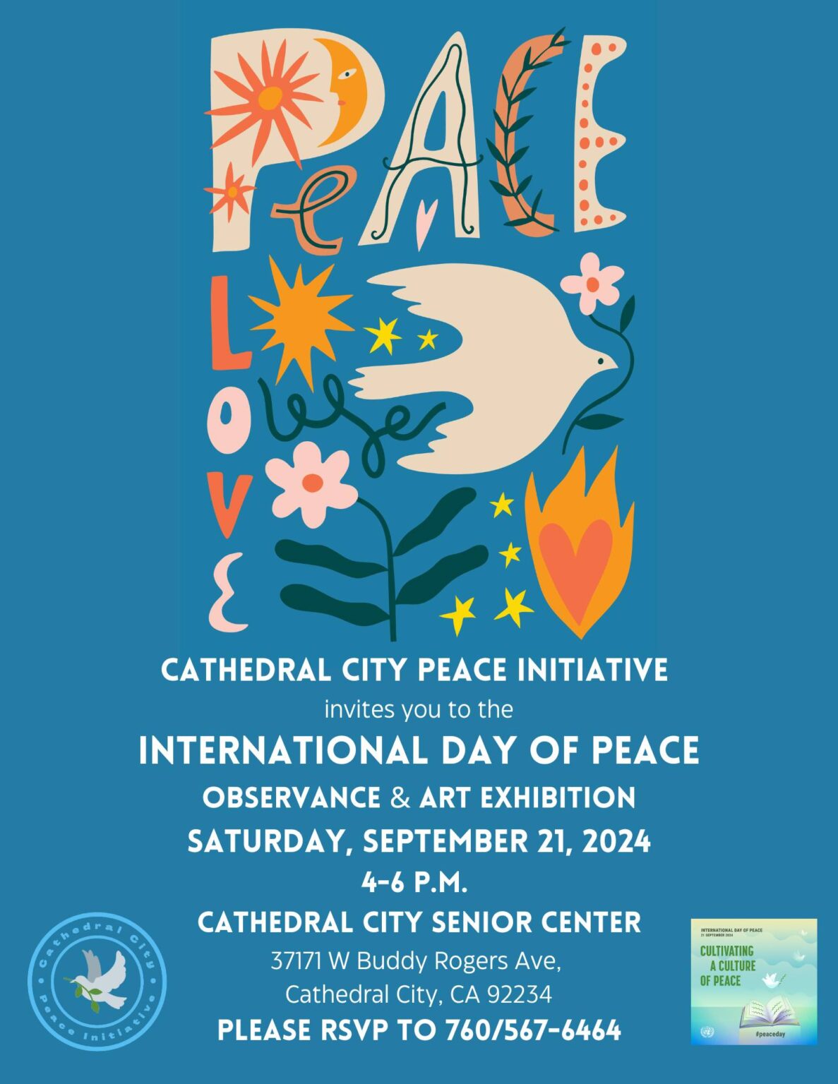 International Day of Peace - Discover Cathedral City