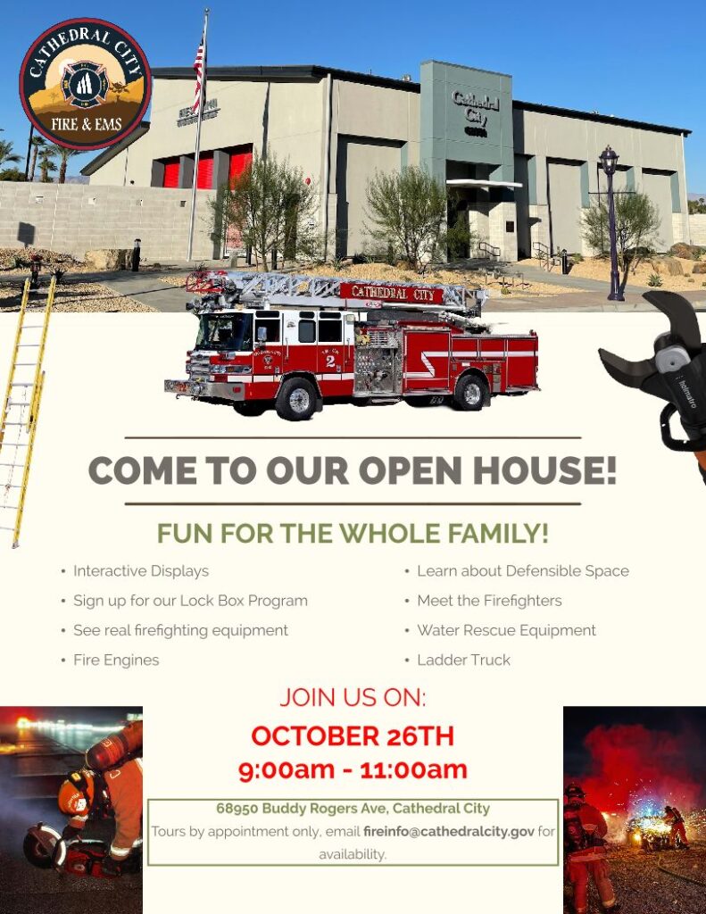 Cathedral City Fire Department Open House - Discover Cathedral City