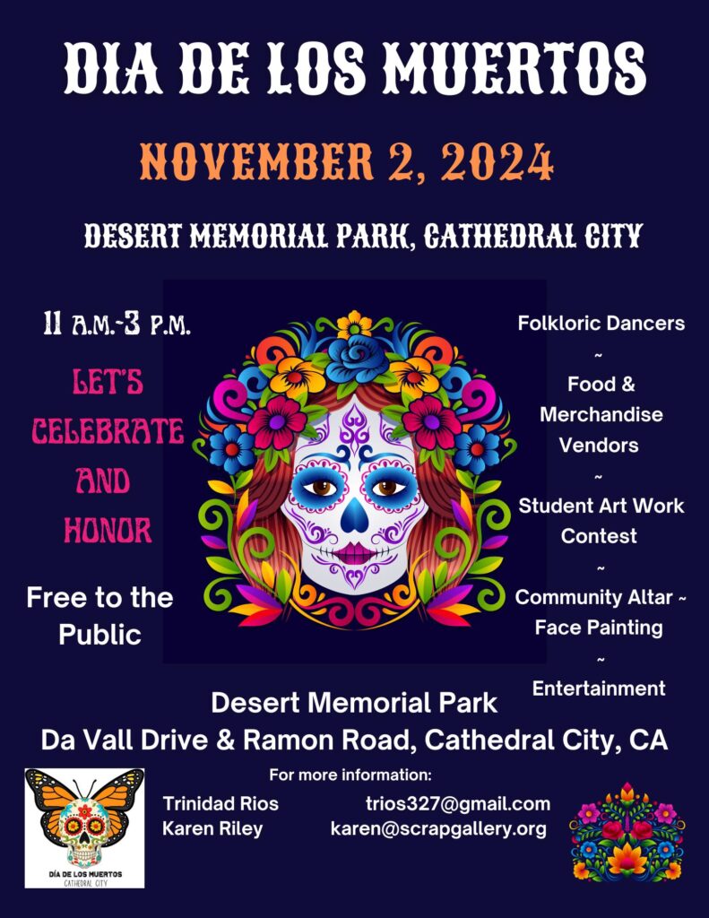 9th Annual Día de Los Muertos Festival at Desert Memorial Park ...