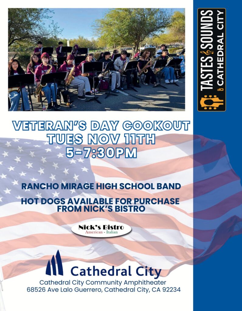 Veteran's Day Cookout - Discover Cathedral City