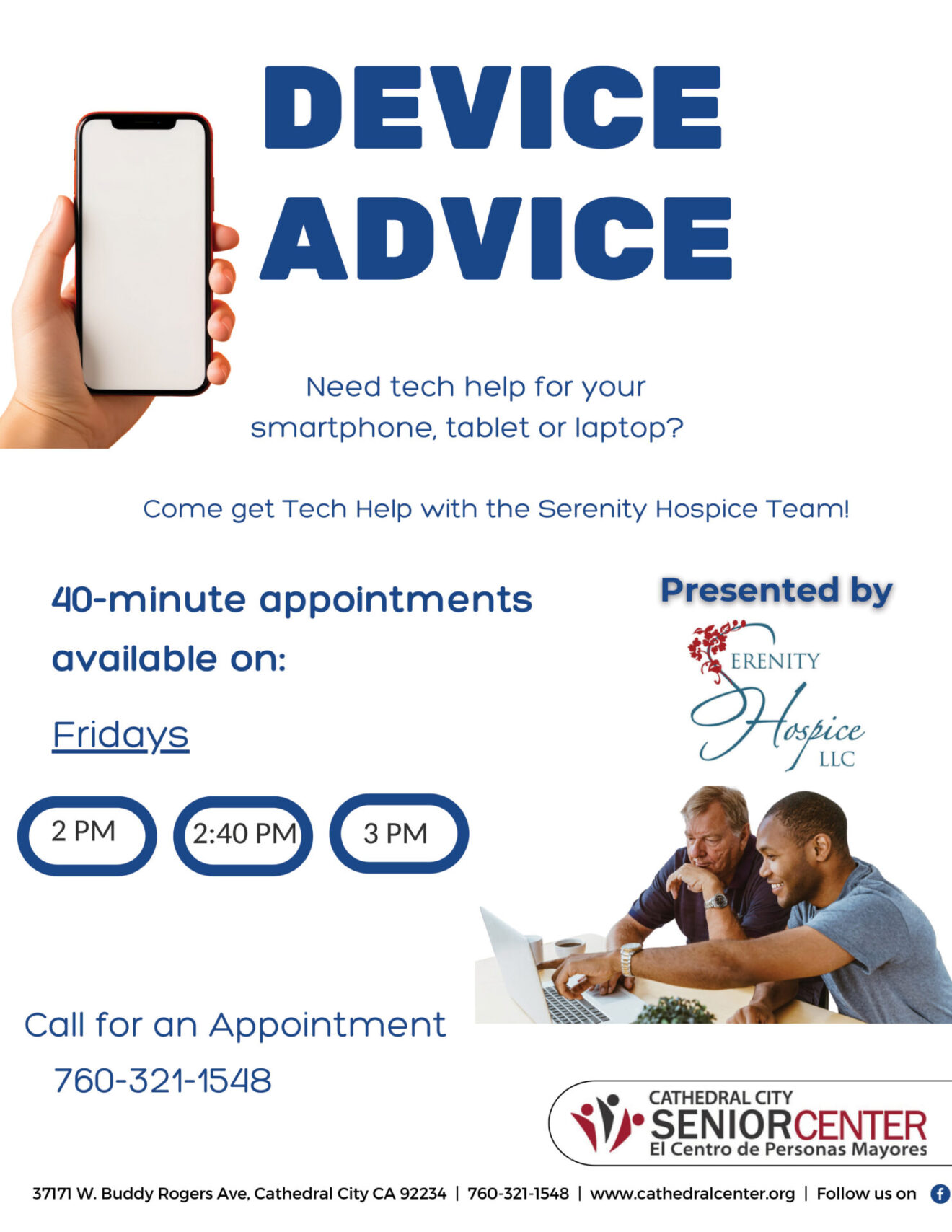 Device Advice - Discover Cathedral City